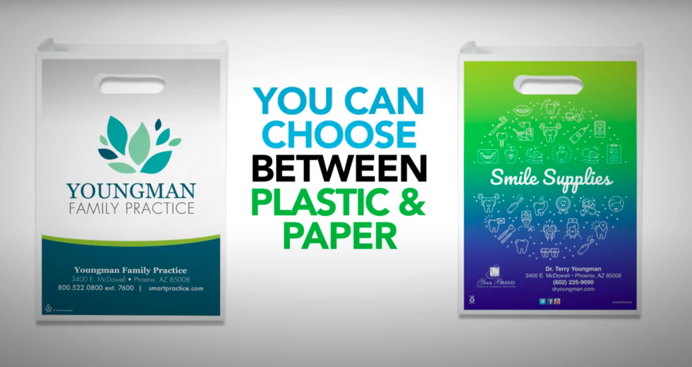 Full Color Paper Patient Supply Bags Are Here » SmartPractice Blog